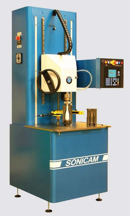 Sonicam Mould Gauging Machine - Measuring of container mould volumes